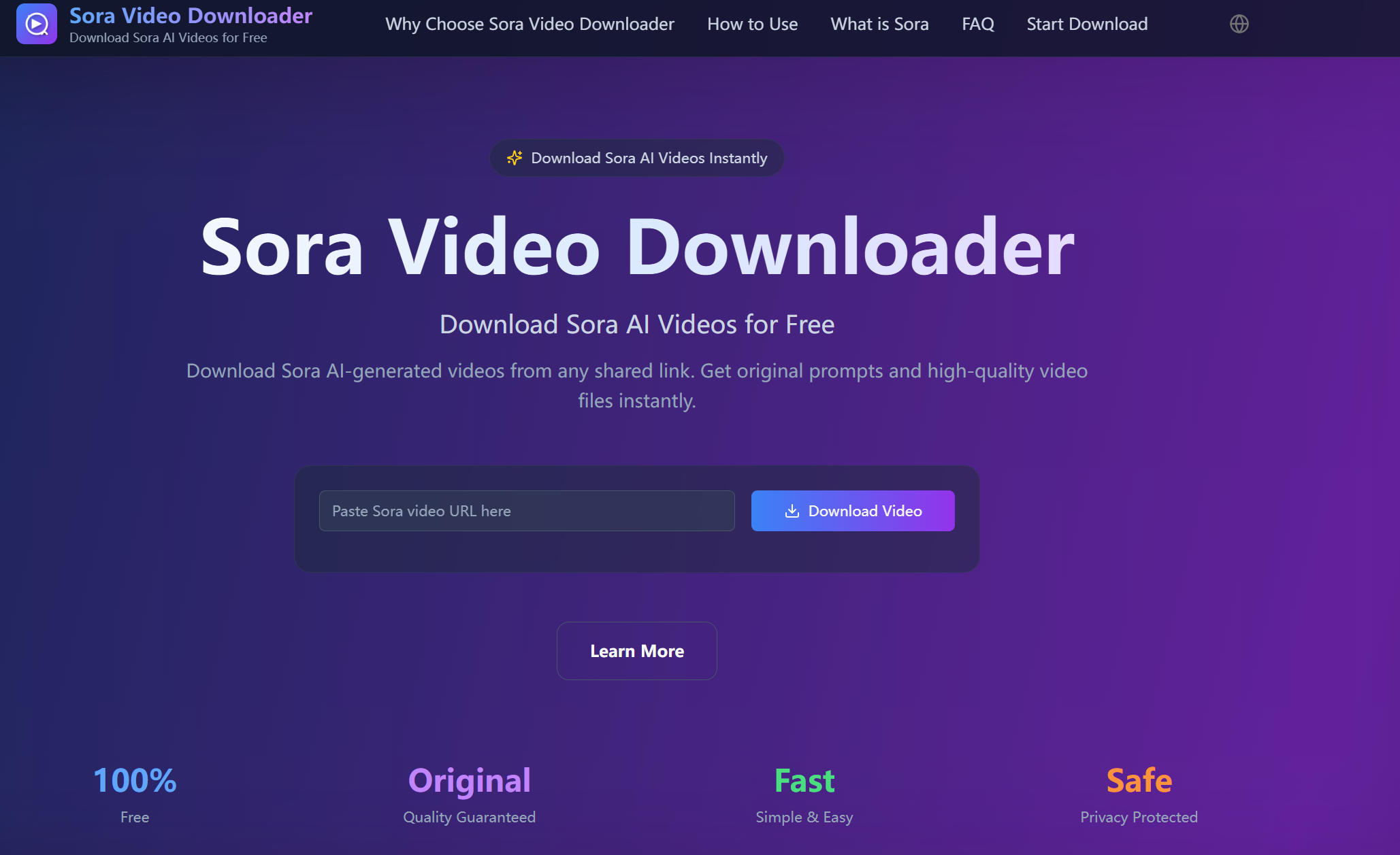 Sora Video Downloader | Open Launch
