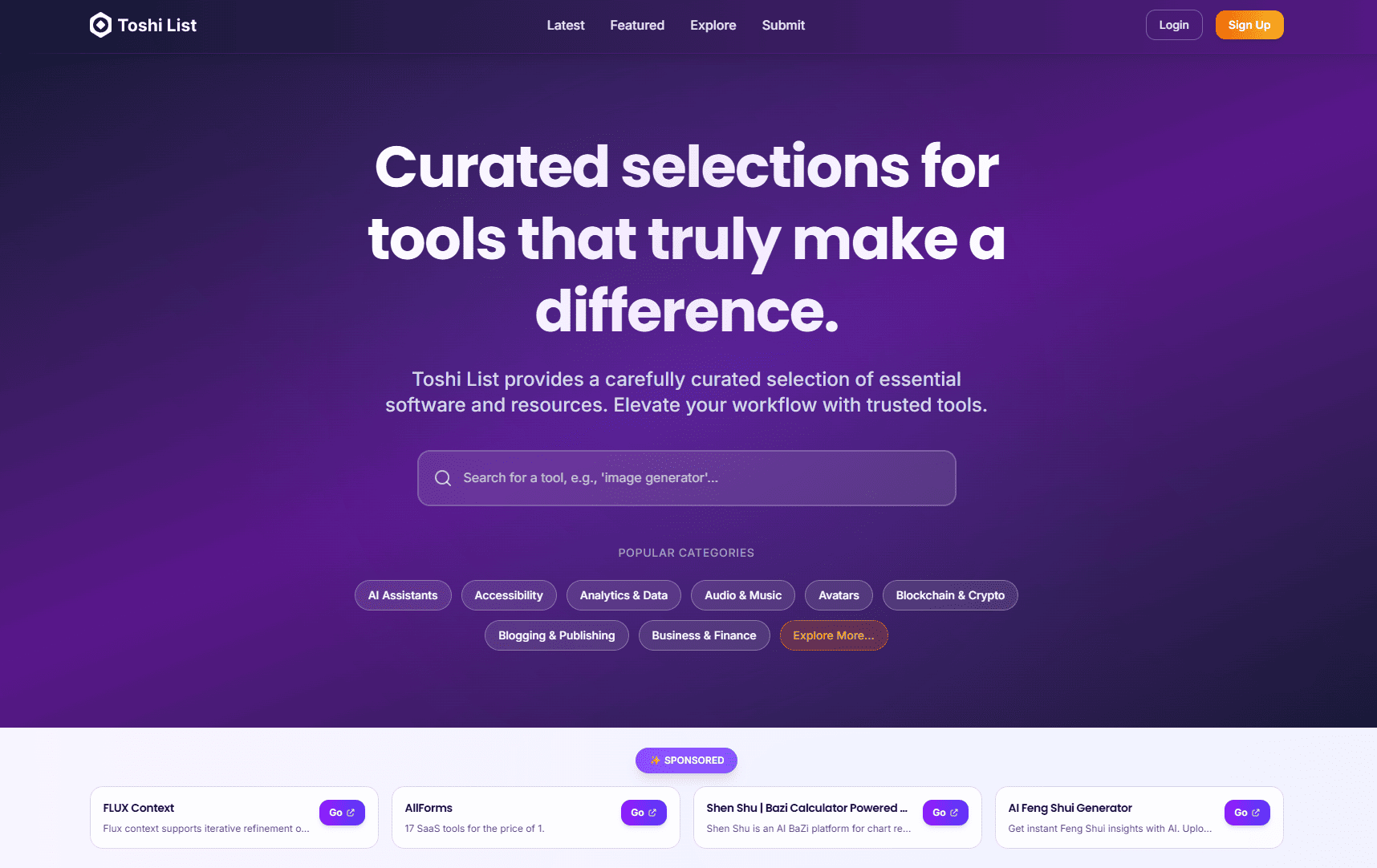 Toshi List | Open Launch