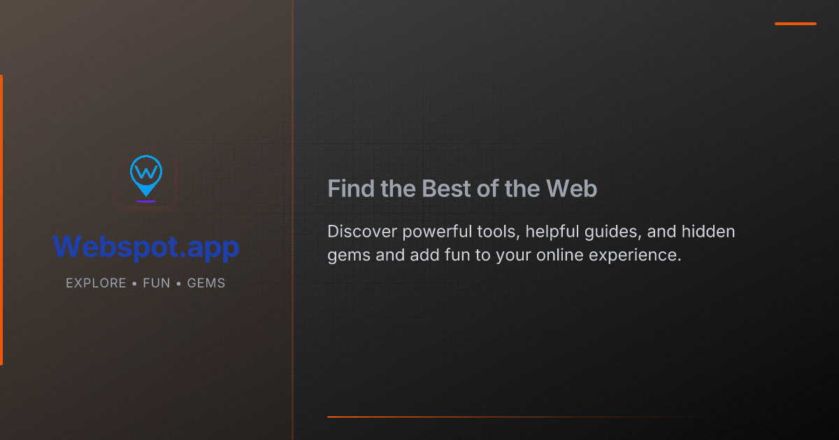 Webspot | Open Launch