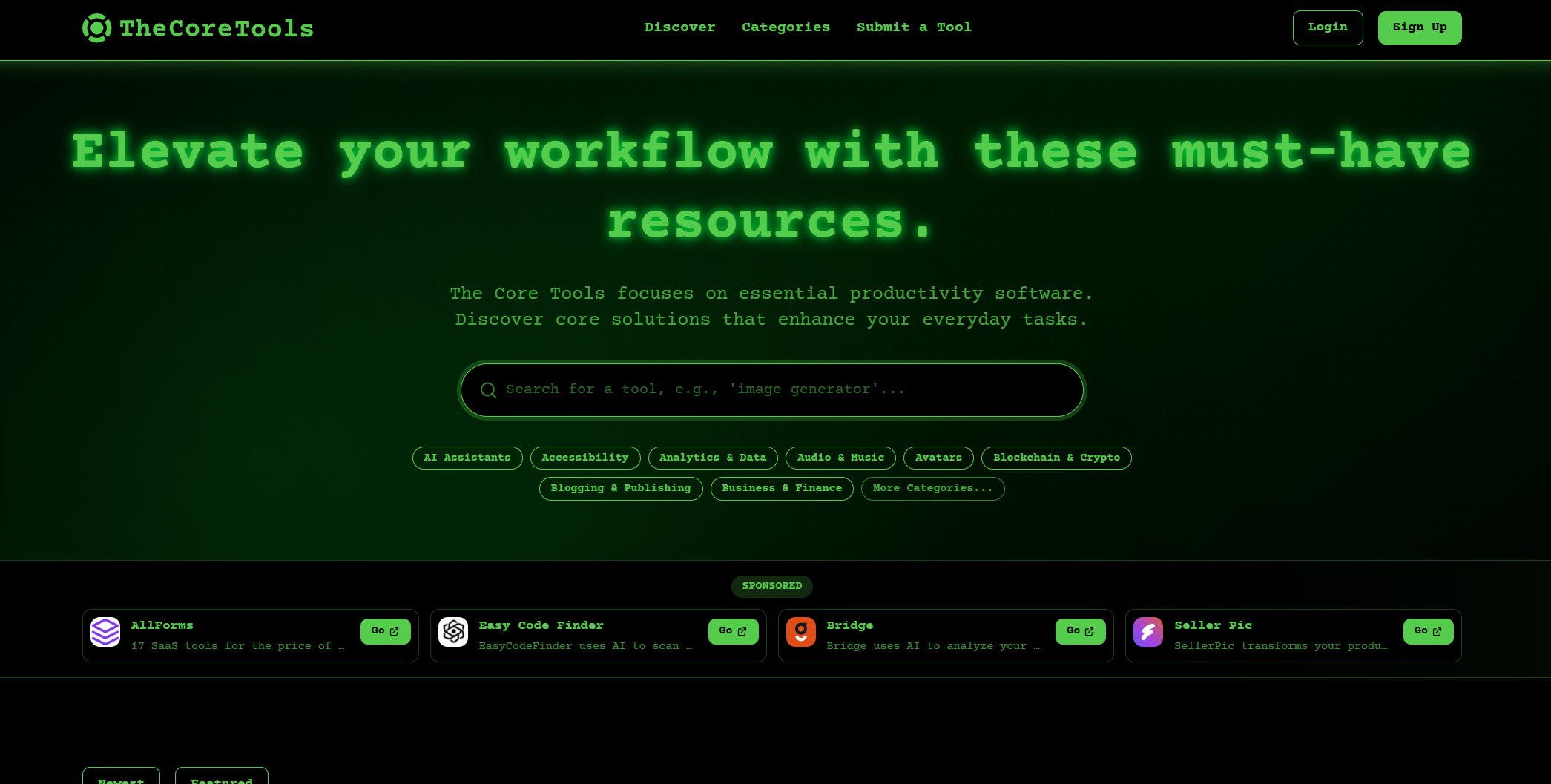The Core Tools | Open Launch