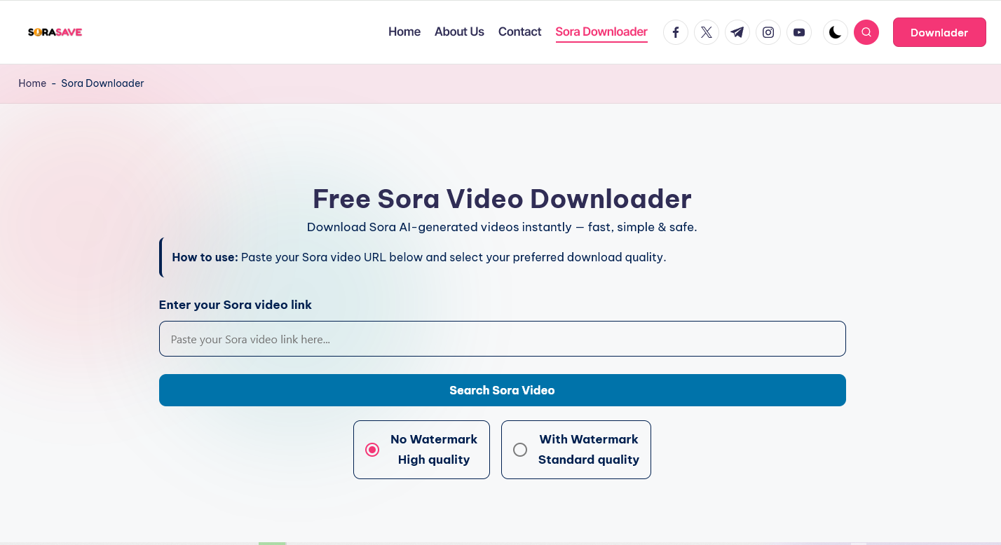 Sora Video Downloader | Open Launch